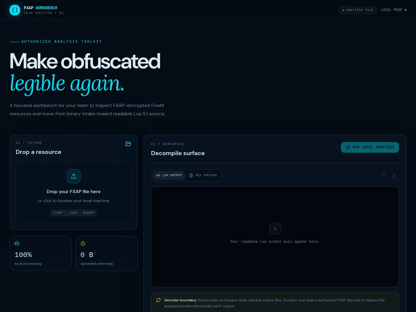 FXAP Decryptor Toolkit