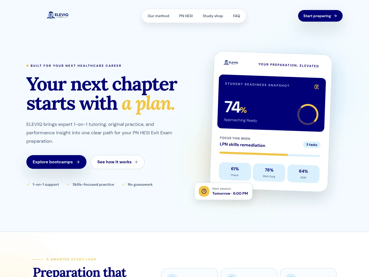 ELEVIQ Prep Platform