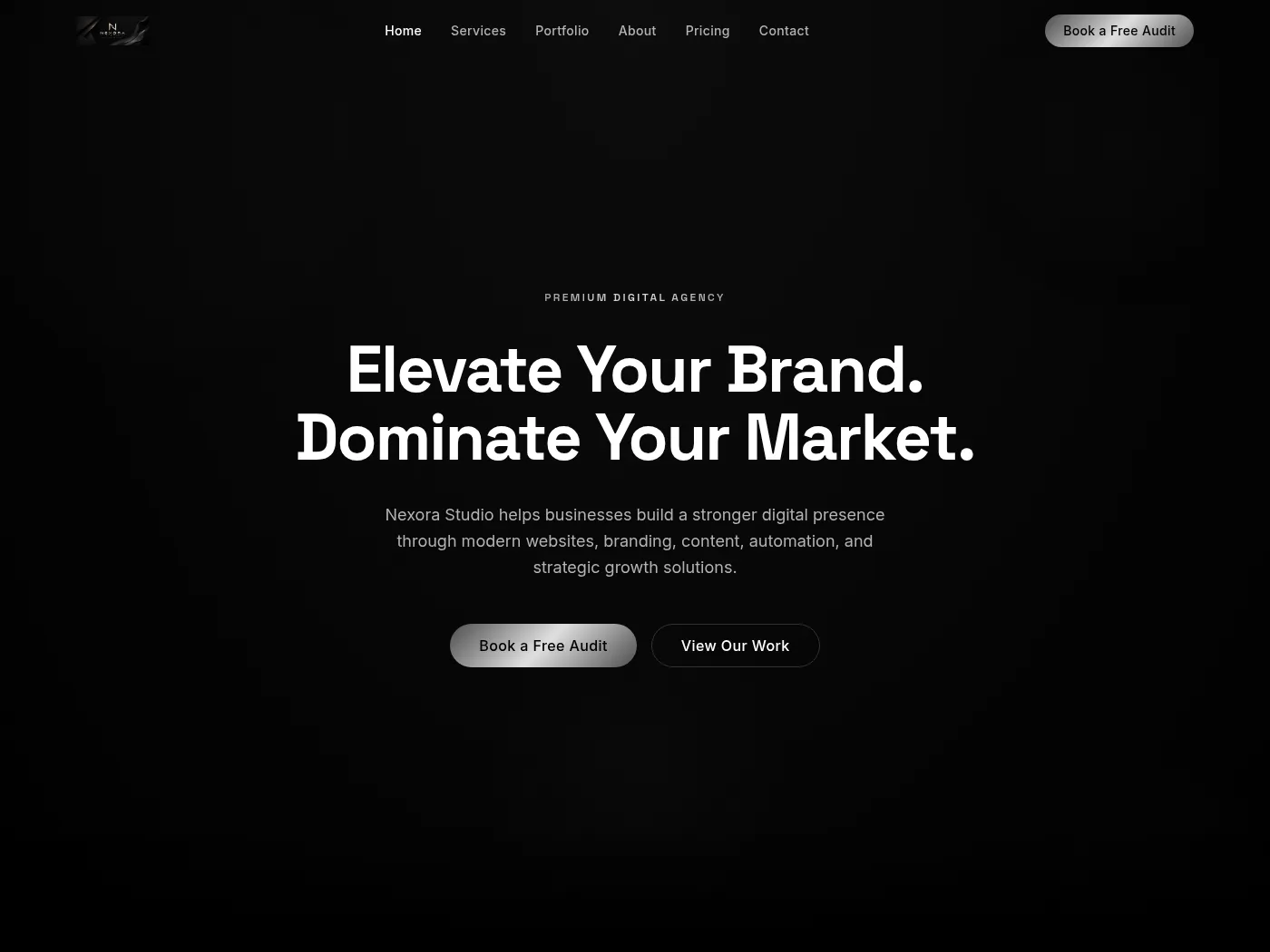 Nexora Studio Portfolio