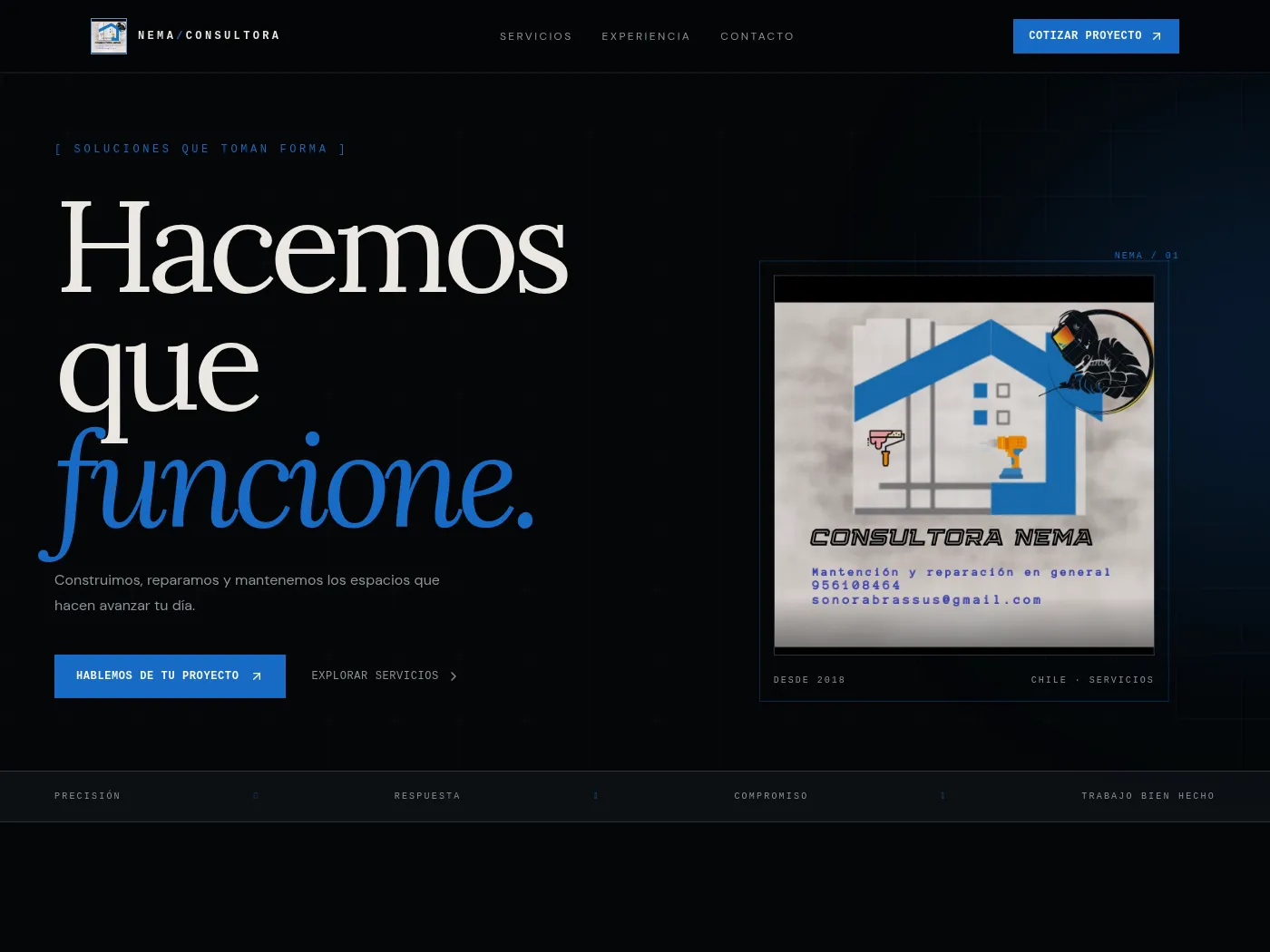 Consultora NEMA Website