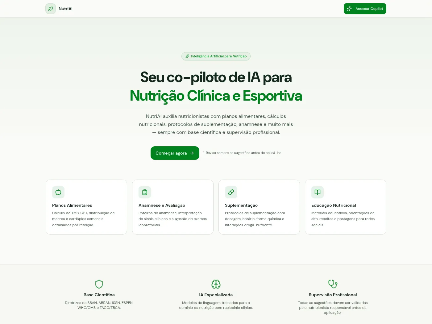 NutriAI Clinical Copilot