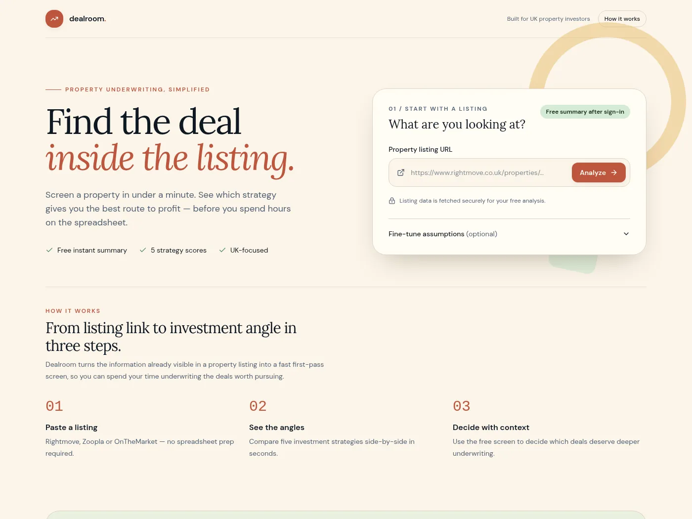 Property Deal Analyzer