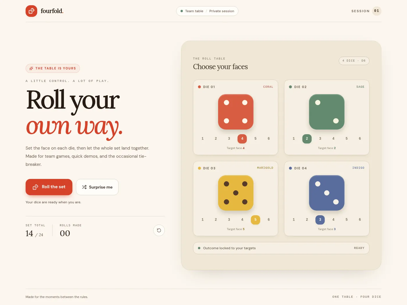 Rigged Dice Simulator