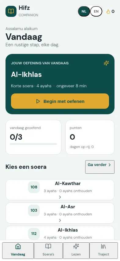Hifz Companion App
