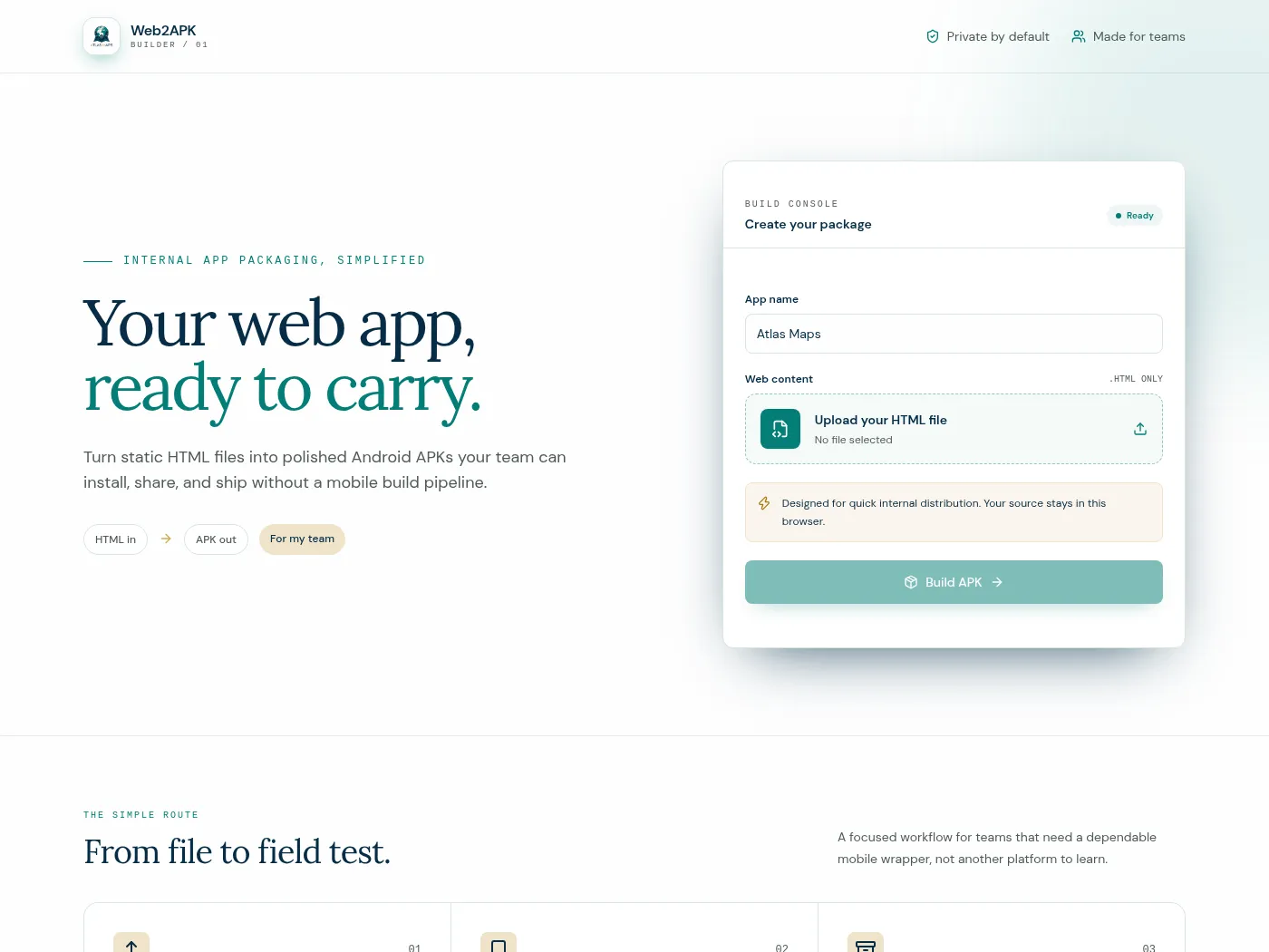 Web2APK Builder