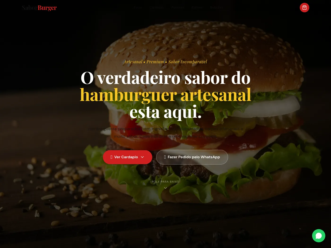 SaborBurger Premium Site