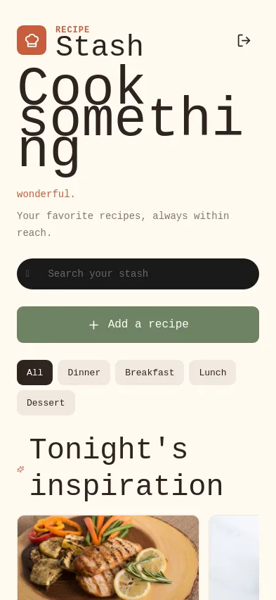 Recipe Stash