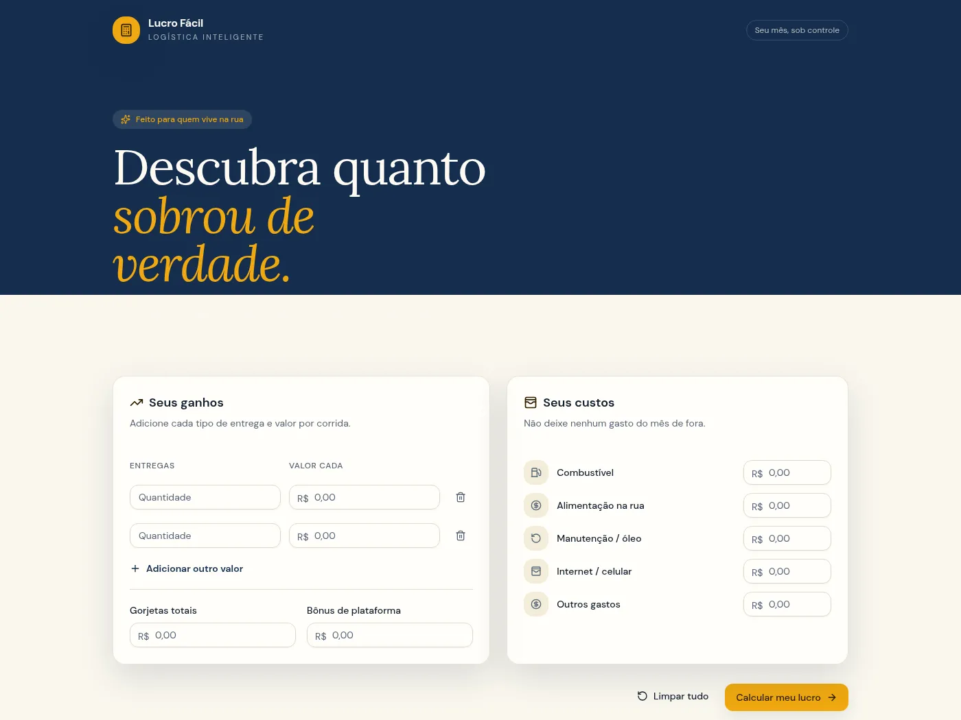 Logística Lucro Fácil