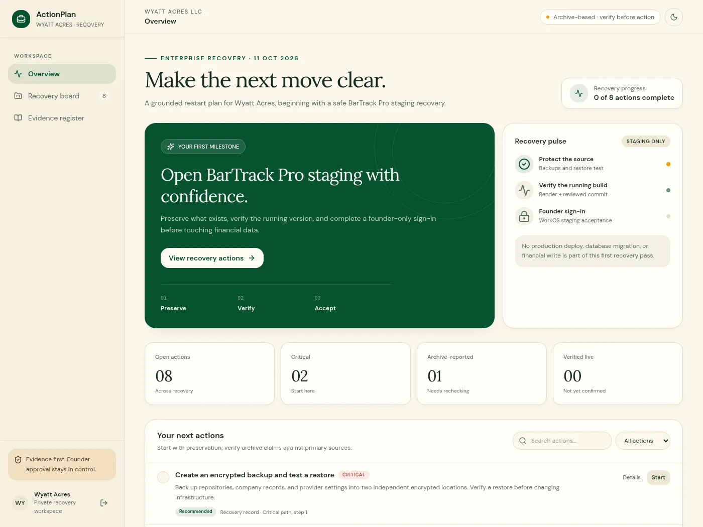 ActionPlan Sync
