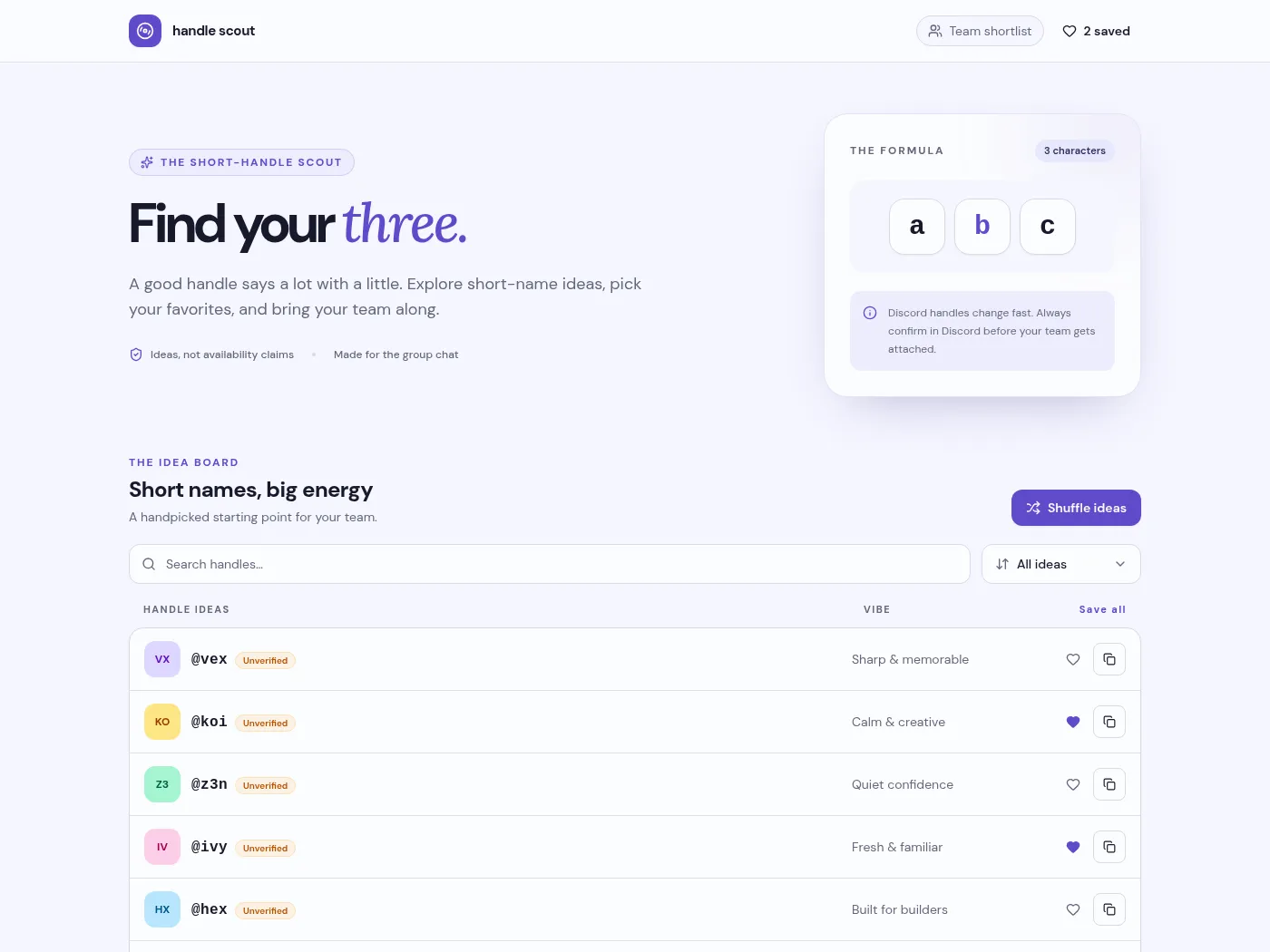 Discord Handle Finder