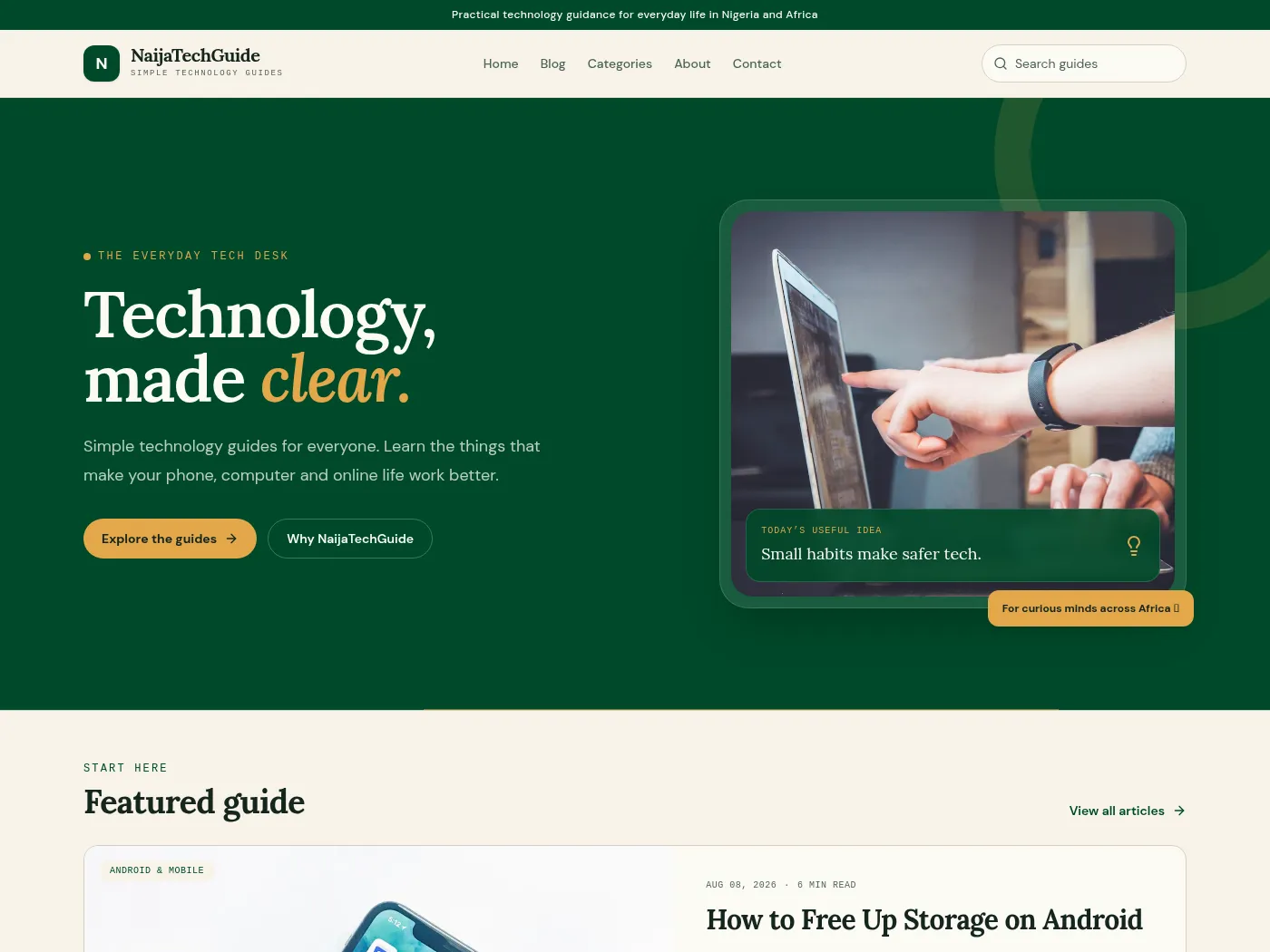 NaijaTechGuide Site