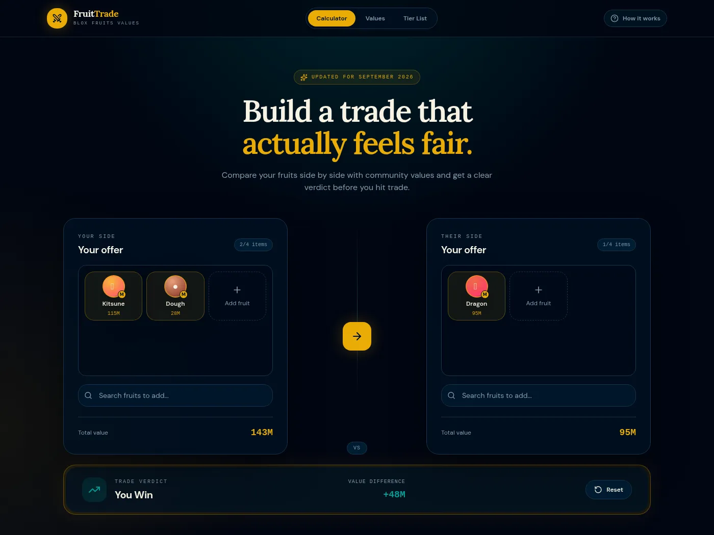 FruitTrade Blox Site