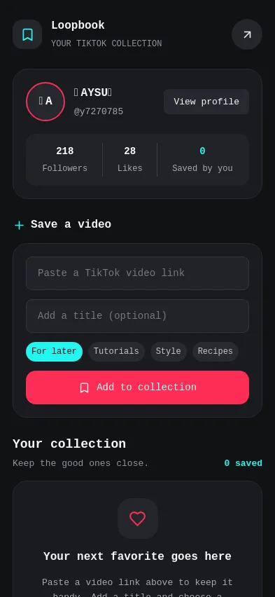 TikTok Video Companion