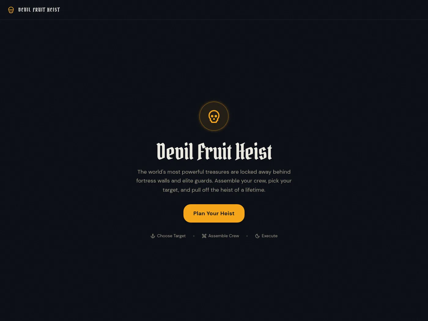 Devil Fruit Heist