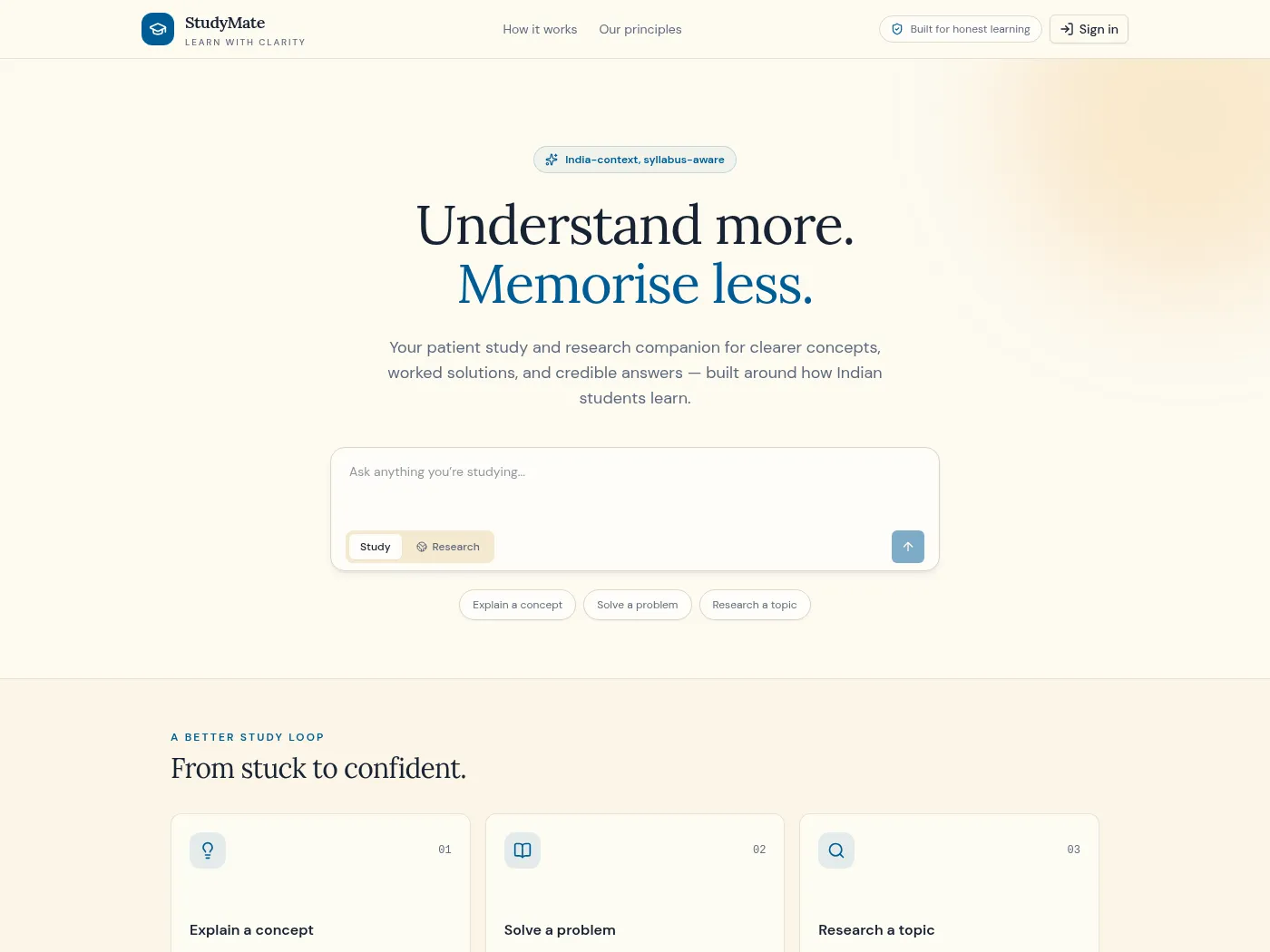 StudyMate AI Assistant