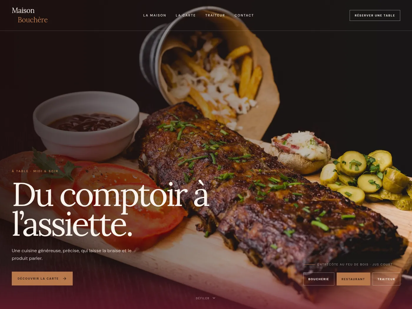 Boucherie Gourmet Site