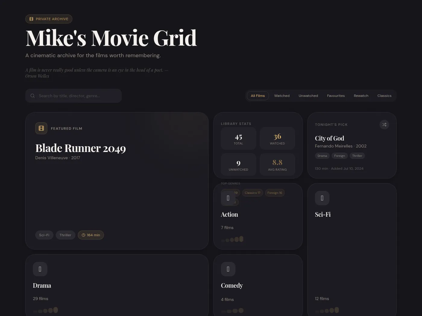 BentoGrid Portfolio (Remix)