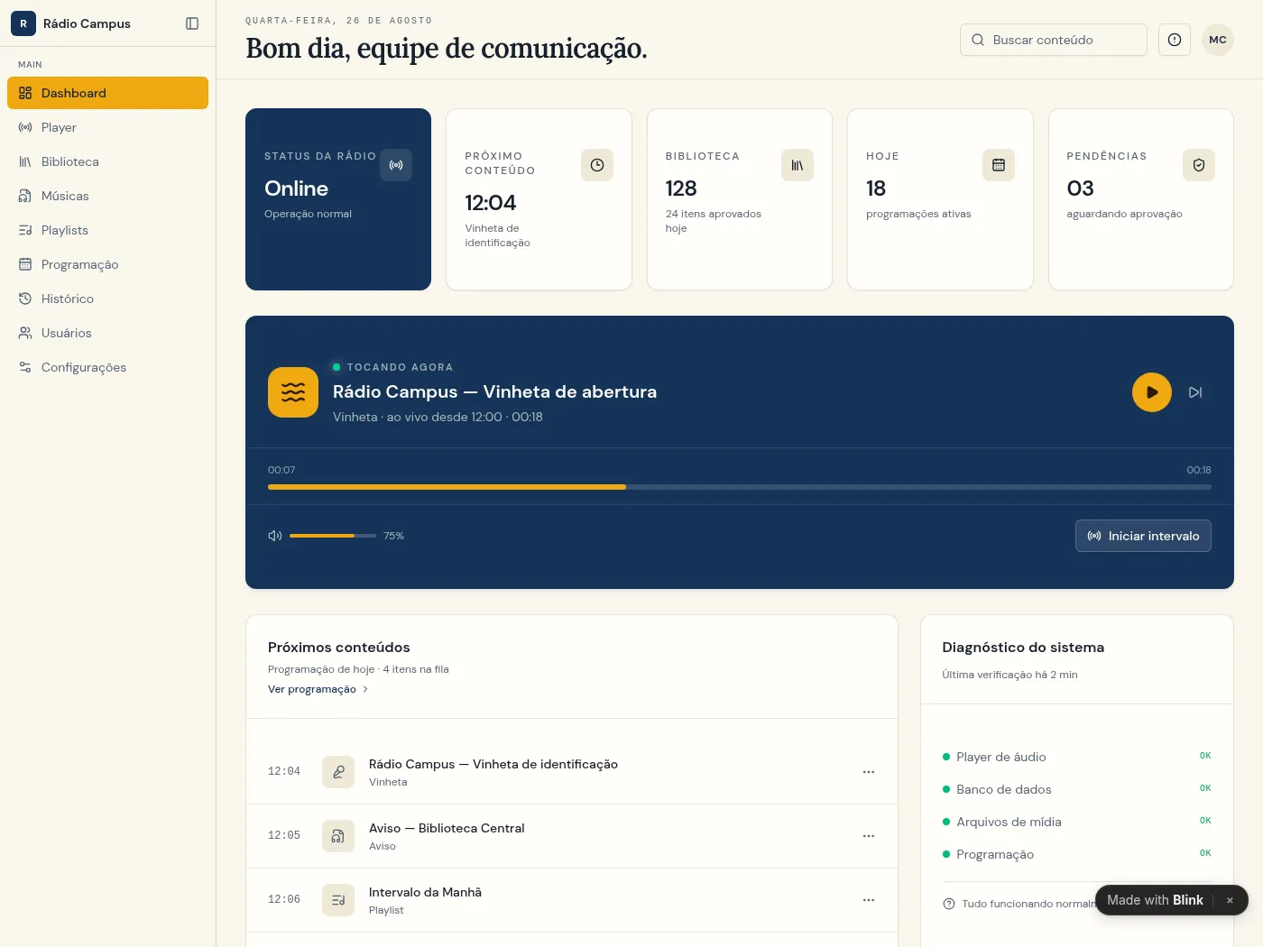 Rádio Campus Admin