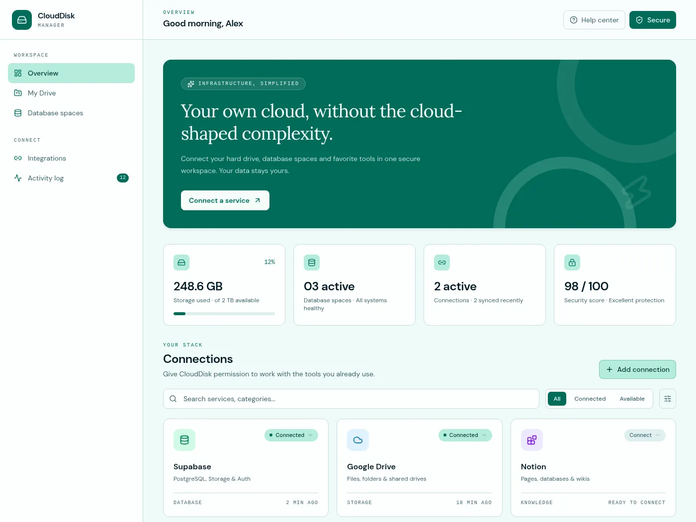 CloudDisk Manager