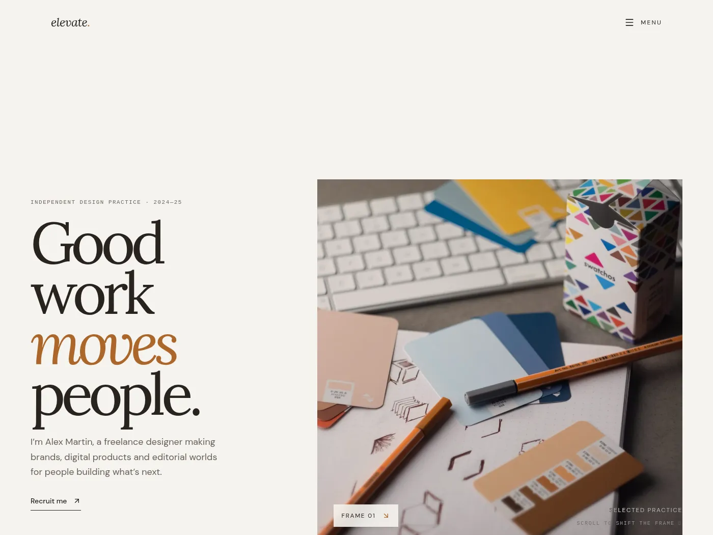 Elevate Portfolio Site