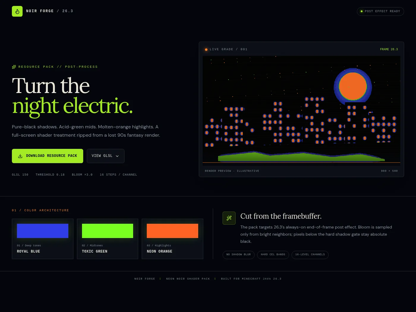 Neon Noir Shader Pack