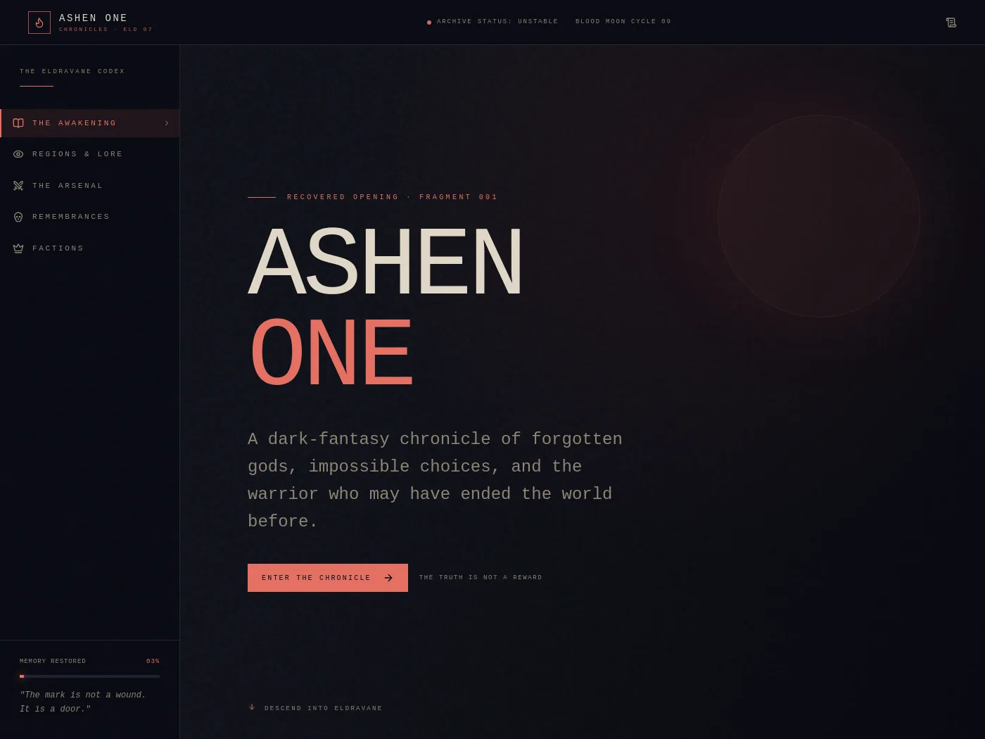 Ashen One Chronicles