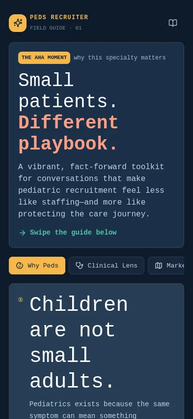 Peds Recruiter Toolkit