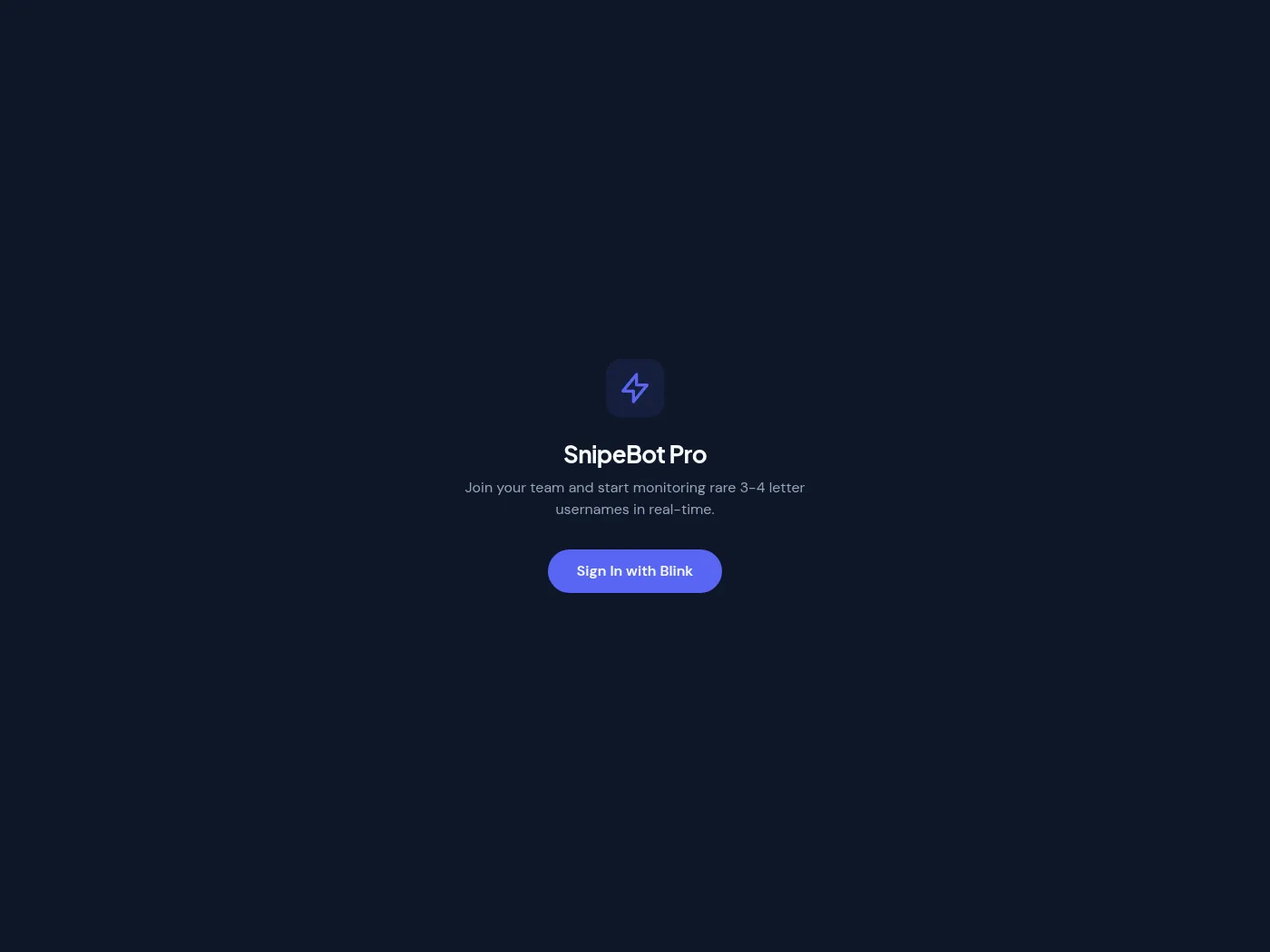 Username SnipeBot