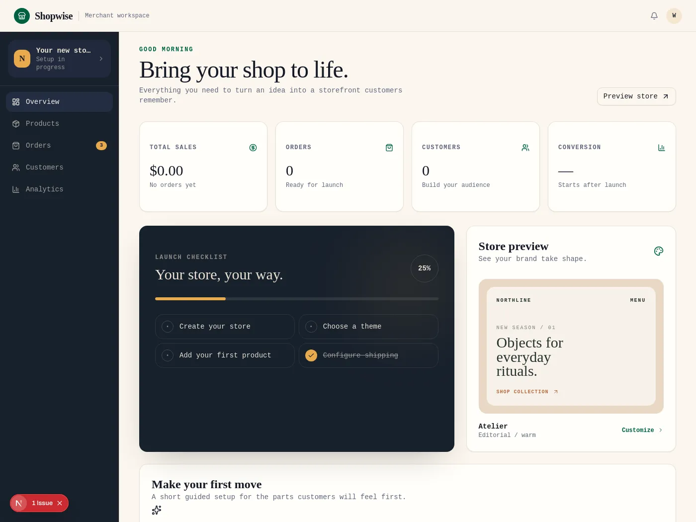 Shopwise SaaS Platform