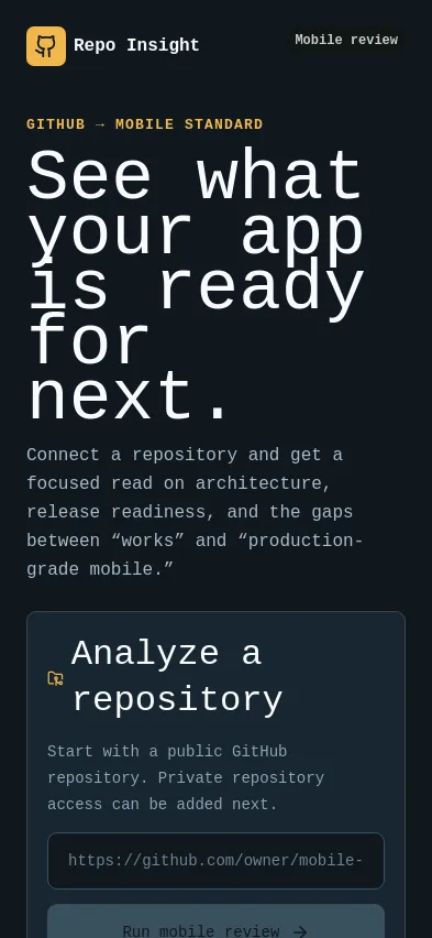 Repo Insight Mobile