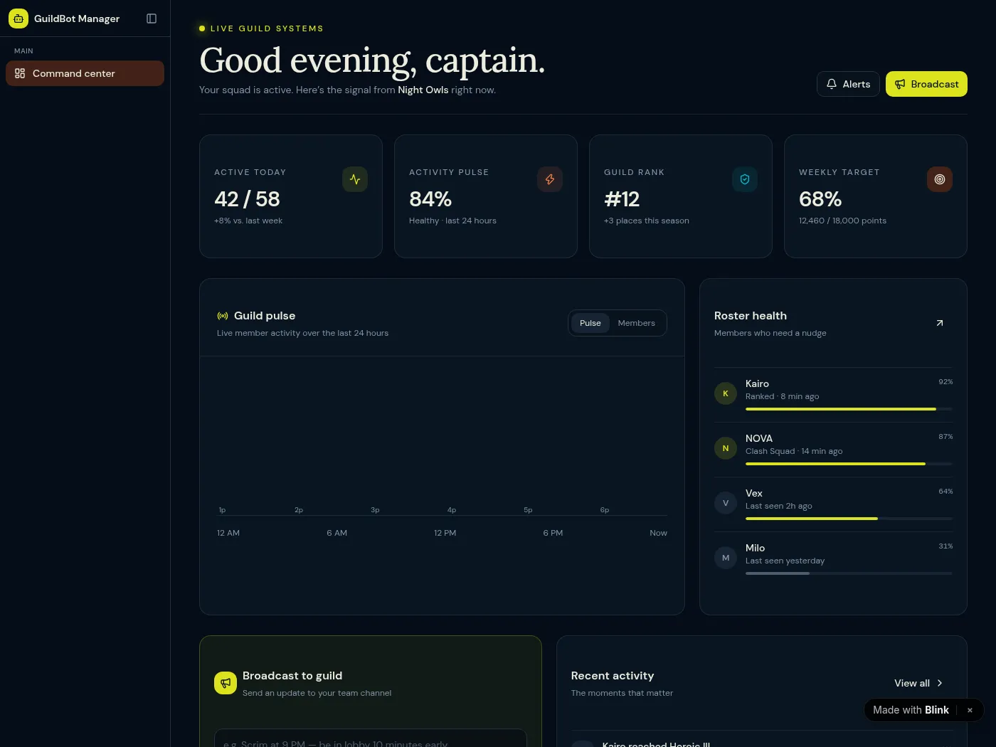 GuildBot Manager