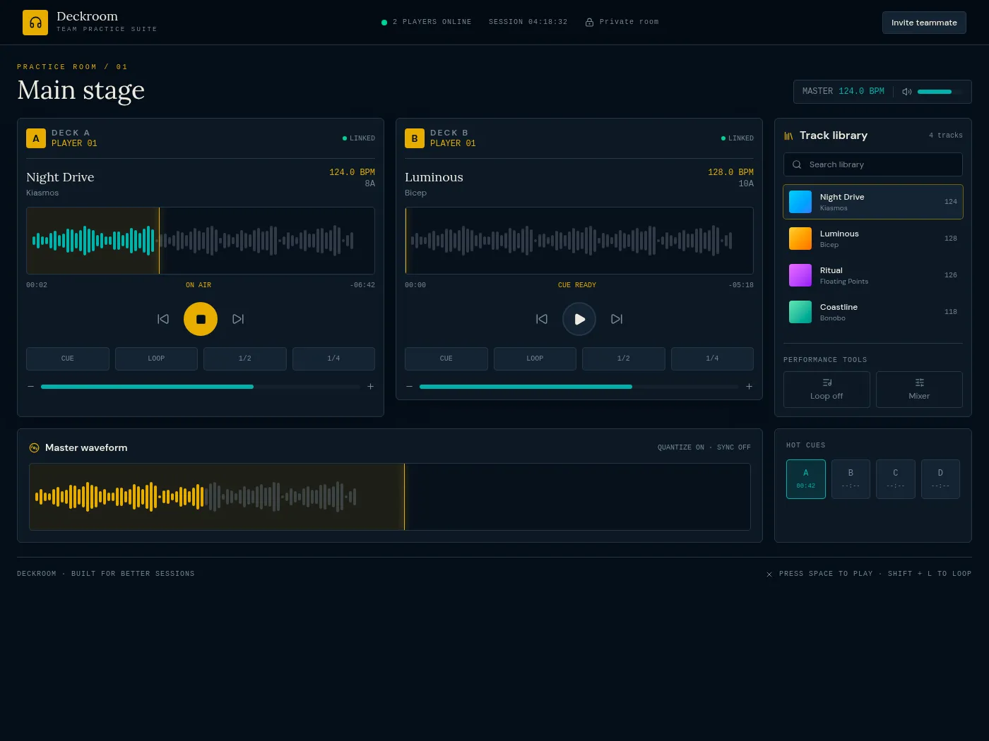 CDJ-3000 Deck Simulator