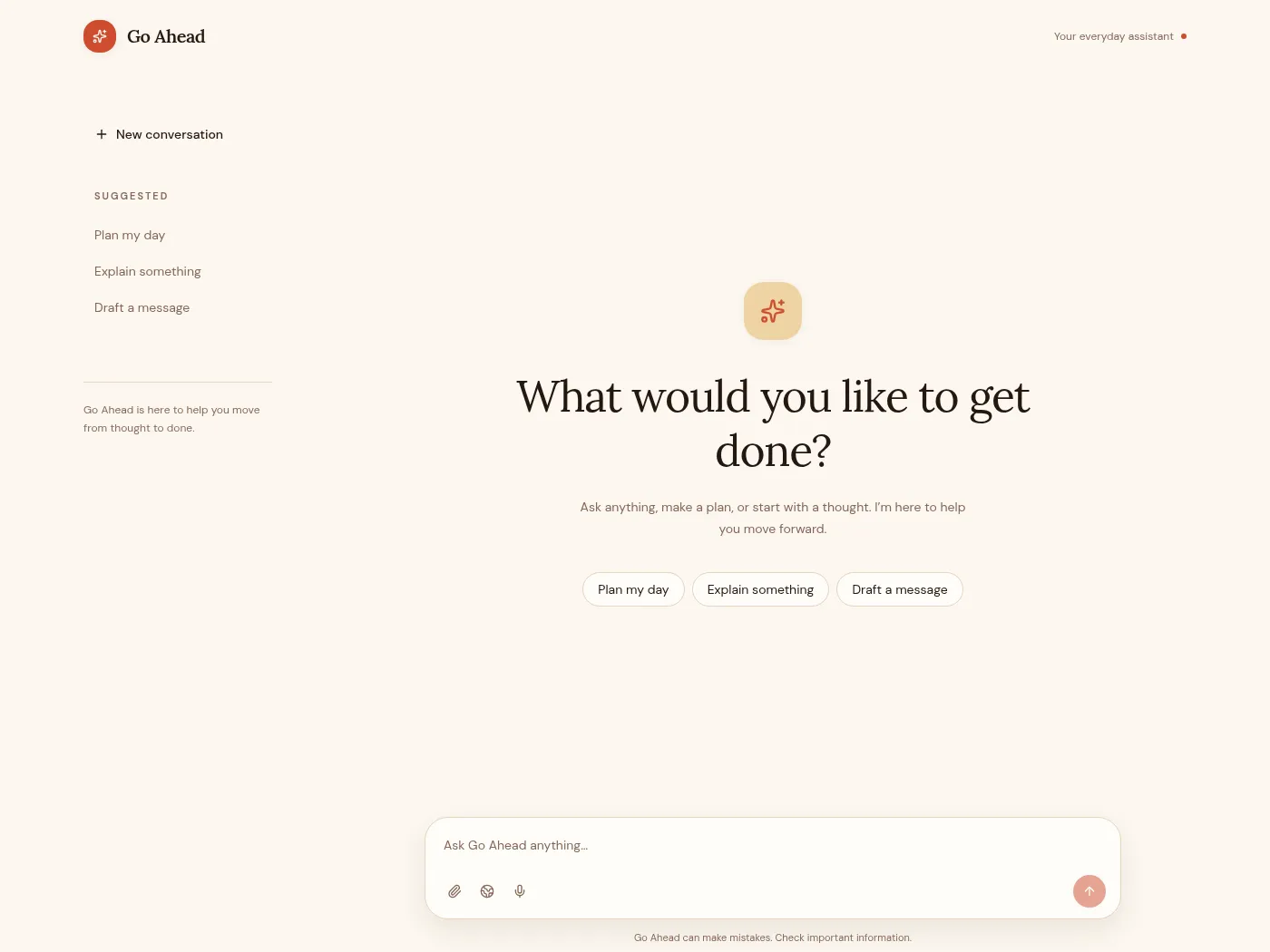 Go Ahead Assistant