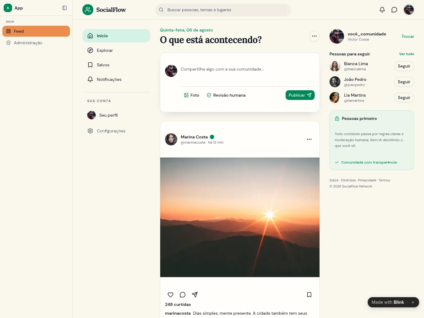 SocialFlow Network