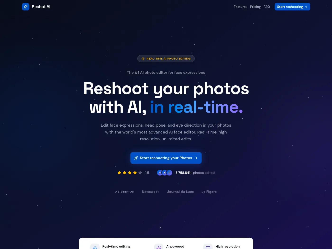 Reshot AI Redesign