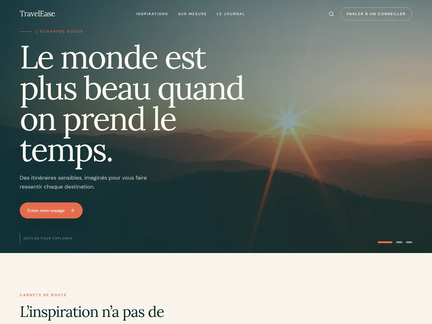 TravelEase Website