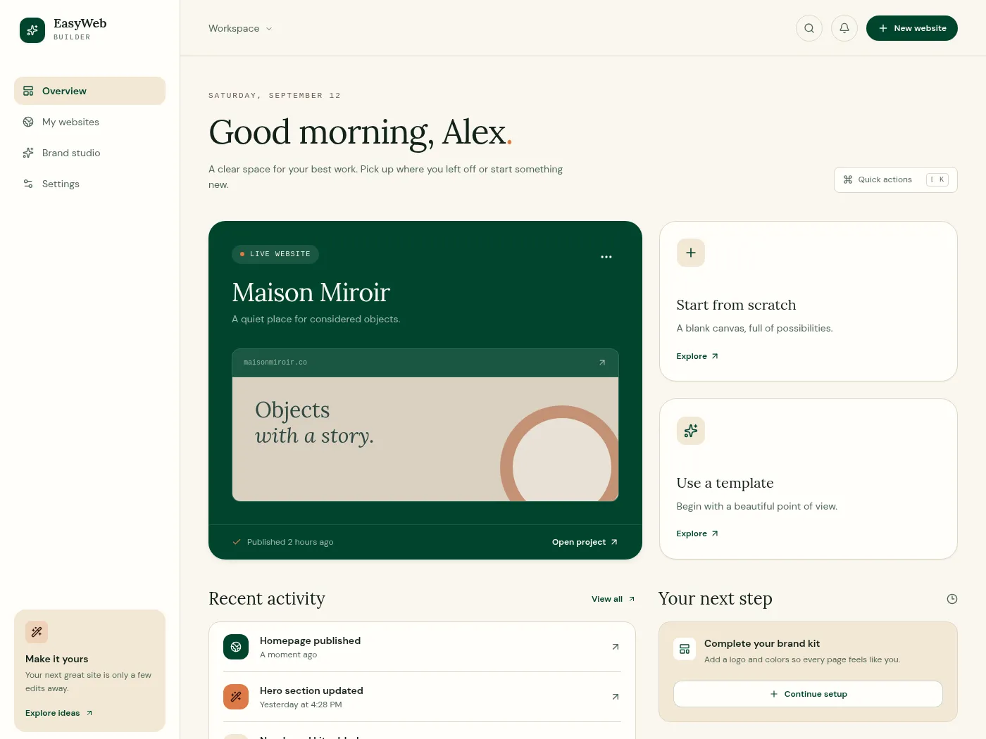 EasyWeb Builder