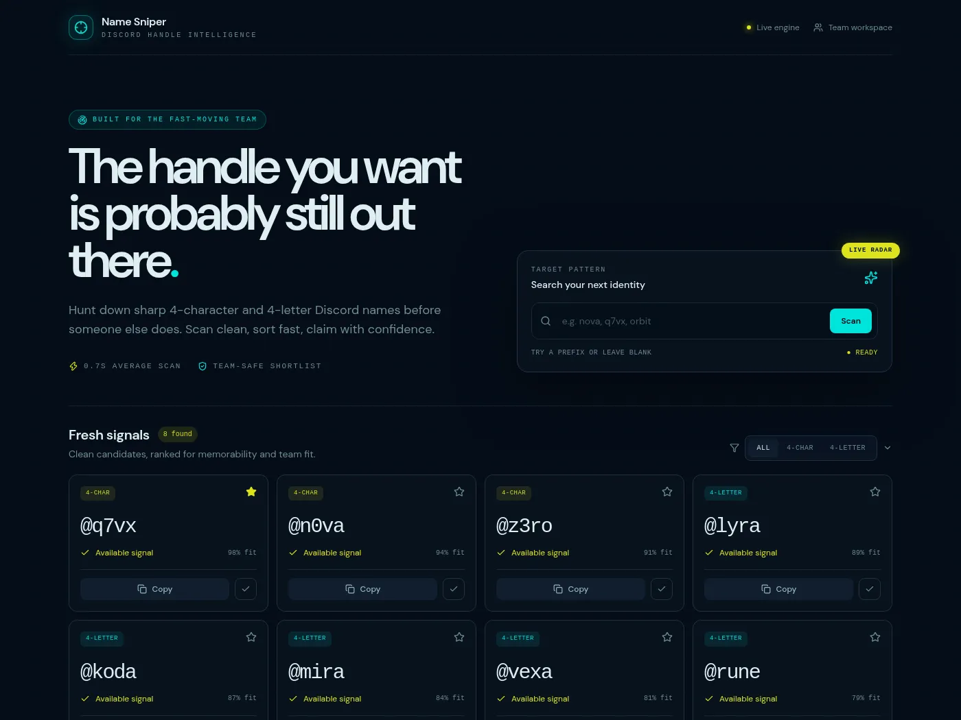 Discord Name Sniper