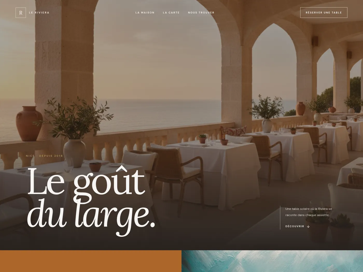 Le Riviera Restaurant Site