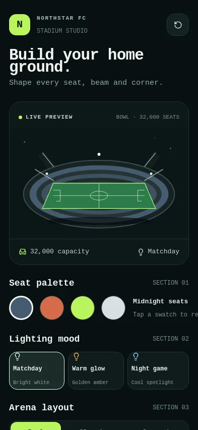 Stadium Designer Mobile