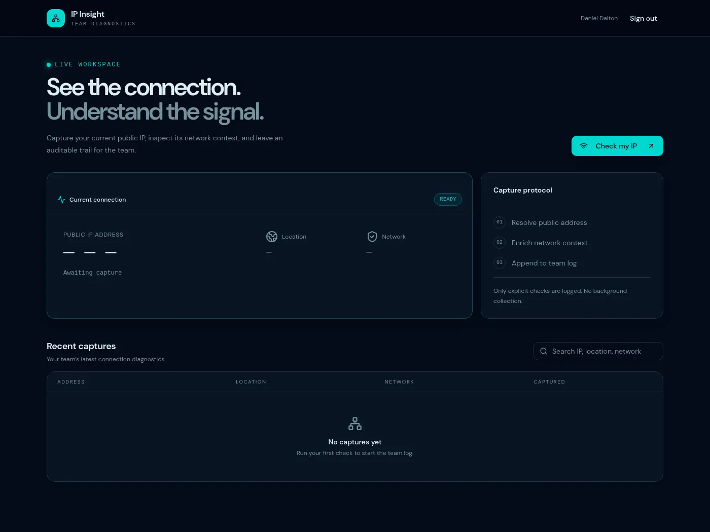 IP Insight Dashboard