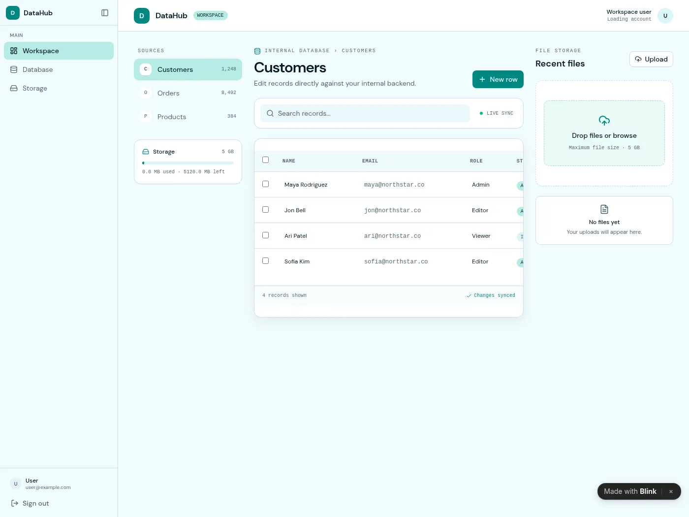 DataHub Visual Editor