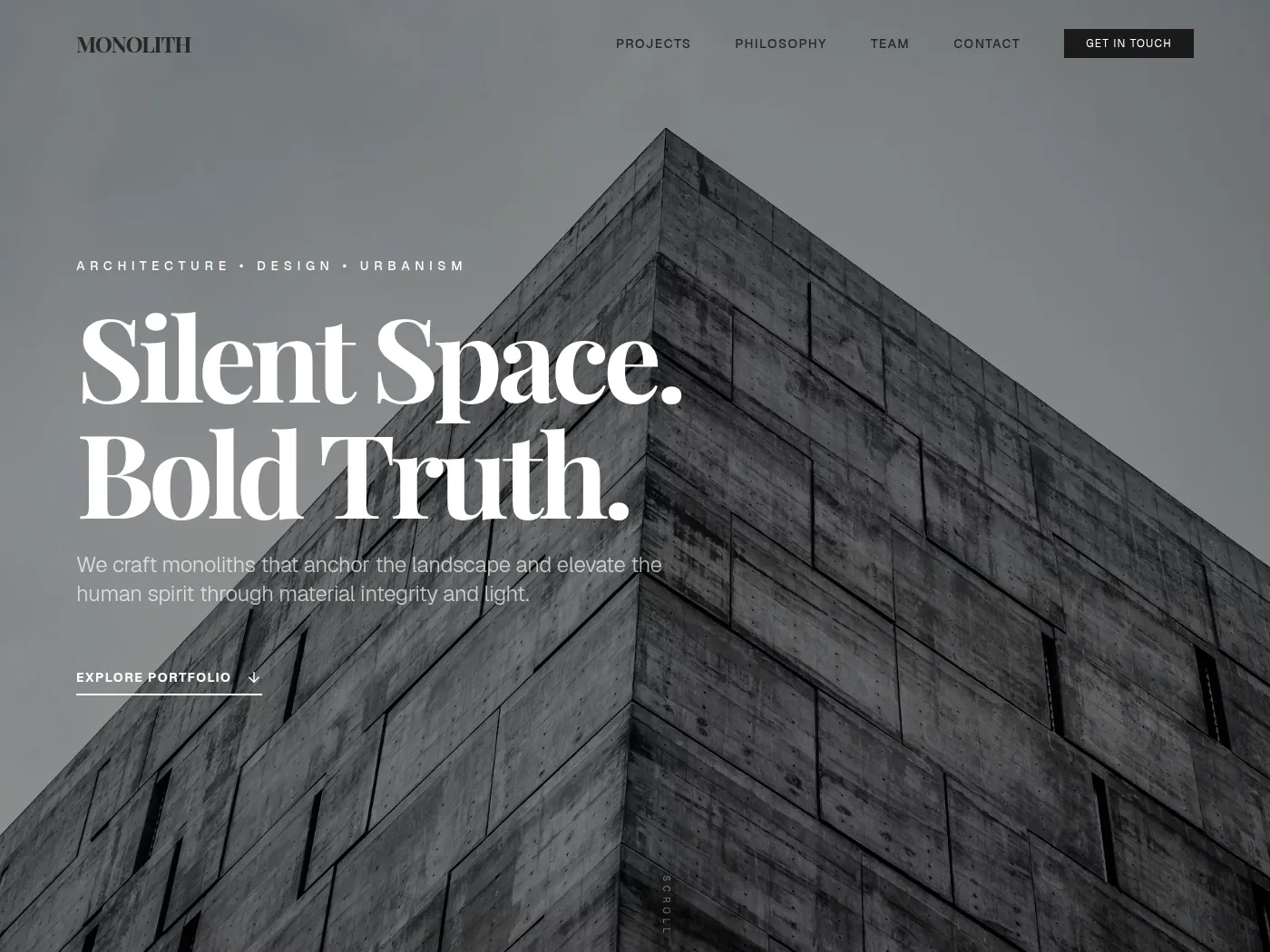 Architecture Studio Web Landing Page (Remix)