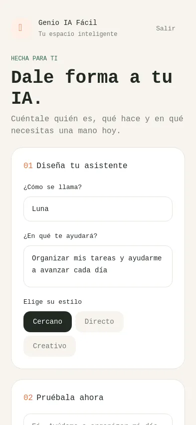 Genio IA Fácil