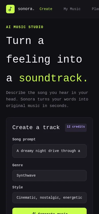 AI Music Creator