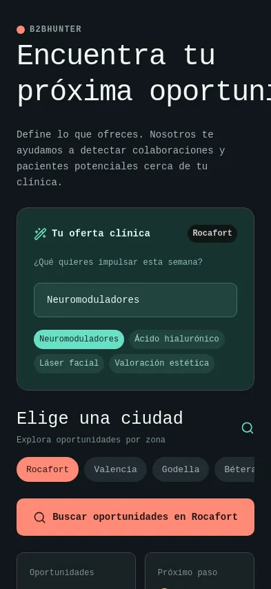 B2BHunter Clinic Leads