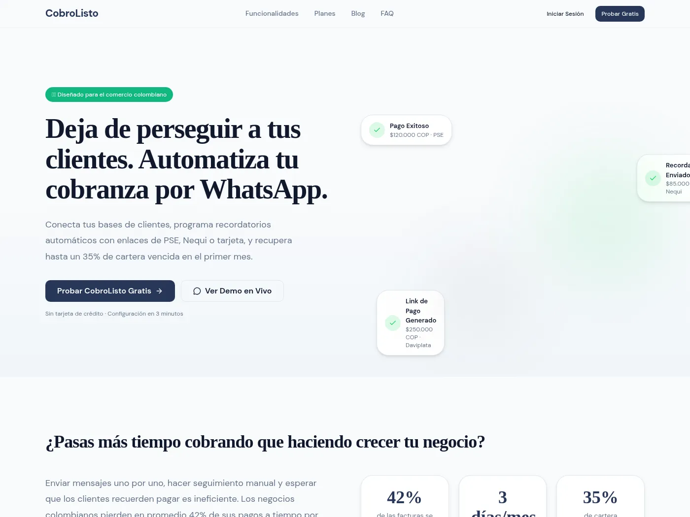 CobroListo SaaS