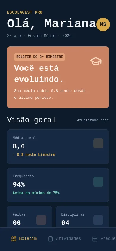 EscolaGest Pro Mobile
