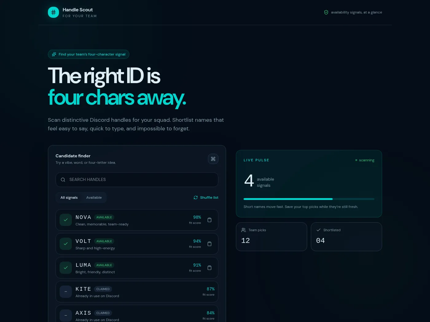 Discord Handle Checker