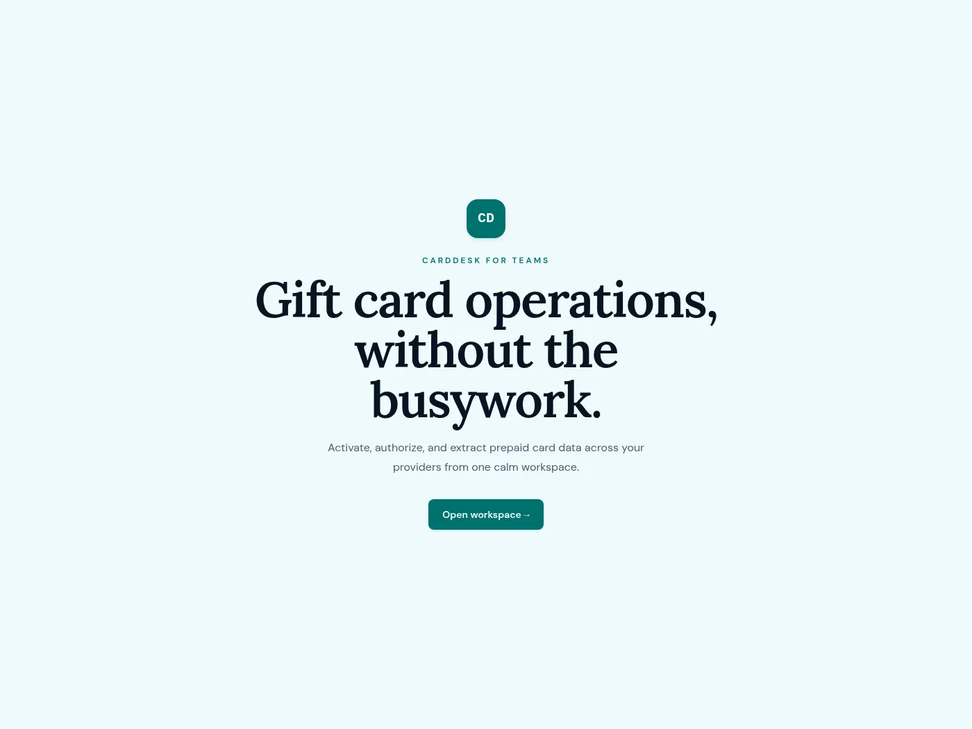 Gift Card Manager